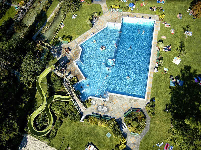 Das Steinbergbad in Lofer